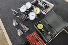 Machines Used | Indicators, Assorted, Includes Dial Indicator, Dial ...