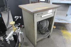 Machines Used | Kennedy Work Bench with Drawrer Lower Cabinet, Shop Fan