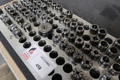 Machines Used | TG75 Collets with Aluminum Rack