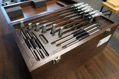 Machines Used | 6-12" Micrometer Set with Standards and Wooden Box, .0001"
