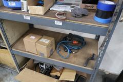 Machines Used | (2) Metal Shelves with Contents of Hydraulic Components ...