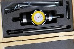 Machines Used | MHC Coaxial Indicator with Attachments and Wooden Case
