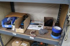 Machines Used | (2) Metal Shelves with Contents of Hydraulic Components ...