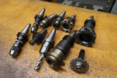 Machines Used | Cat 40 Tool Holders, (9) Including (1) Schunk Hydraulic ...