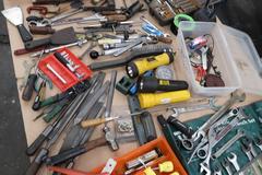 Machines Used | Hand Tool Assortment: Wrenches, Sockets, Knives, Screw ...