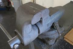 Machines Used | Wilton 4-1/2" Bullet Vise with Swivel Base and Metal Table