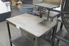 Machines Used | Steel Work Bench with Lower Shelf and Upper Shelf and ...