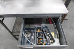 Machines Used | Steel Workbench with Drawer, Upper and Lower Shelf