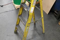 Machines Used | Werner 4' Step Ladder, 250lb Capacity