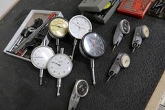 Machines Used | Indicators, Assorted, Includes Dial Indicator, Dial ...