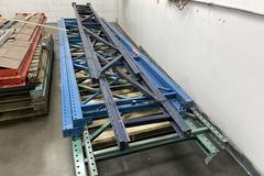 Assorted Pallet Racking Uprights (2) 168" x 42", (1) 204"x20", (1) 241 ...
