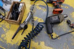 Machines Used | Assorted Power Tools: Pneumatic Belt Sander, Dremel ...