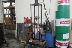 Machines Used | Shop-Built 4 Post Hydraulic Press, Remote Foot Trip ...