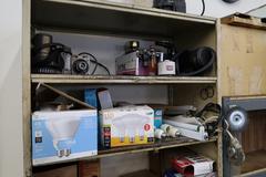 Machines Used | (2) Metal Shelves with Contents of Hydraulic Components ...