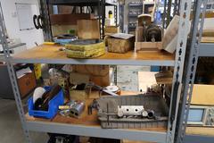 Machines Used | (4) Shelves & Contents of Fasteners, Parts and More