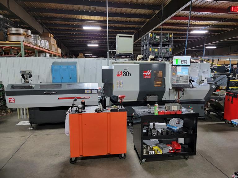 Haas DS-30Y CNC Multi-Axis Turning Center with Sub-Spindle, Haas ...