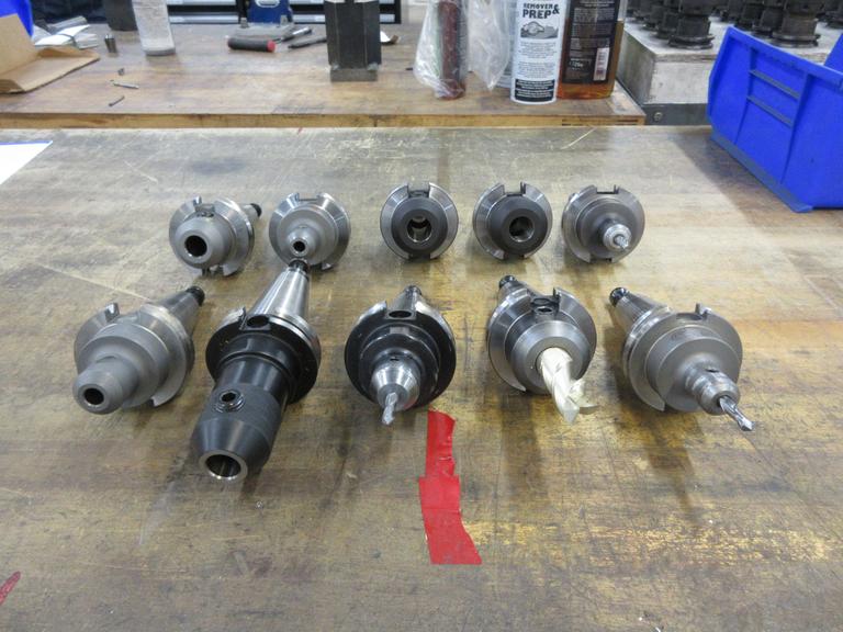 Machines Used | (10) CAT-40 Taper End Mill Tool Holders
