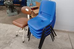 Machines Used | Rolling Chair & (4) Stackable Chairls