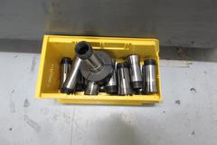 Machines Used | Huge Assortment 5C Collets on Two-Sided Collet Stand