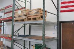 Machines Used | Teardrop Pallet Racking Bay: 78" x 48" x 144"