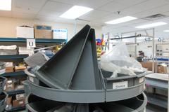 Machines Used | (3) 8-Tier Parts Carousels with Removable Bins