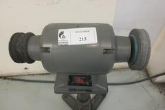 Machines Used | Brand N/A Double End Buffer with Pedestal Base