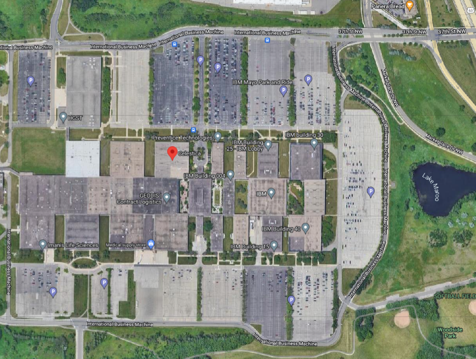 Celestica Overview Map | Machines Used