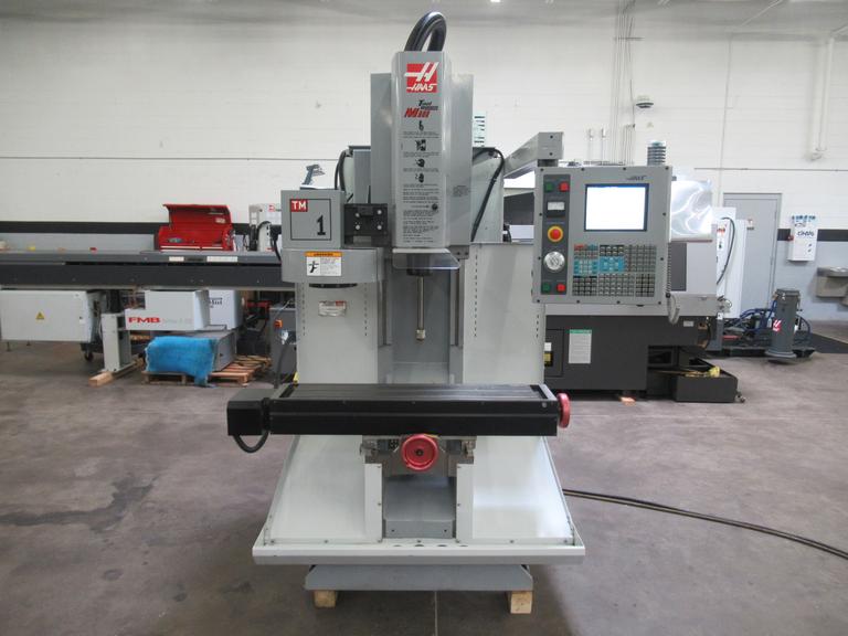 Haas TM-1 Toolroom Mill with 10 Station Tool Changer, CT-40 | Machines Used