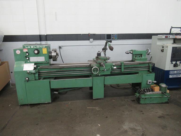 Leblond Regal 19" x 78" Engine Lathe with Servo Shift, 2-Axis Acu Rite ...