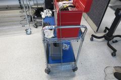 Machines Used | Metro Cart with Craftsman 4-Drawer Tool Box and ...