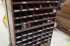 Machines Used | Lawson Products Metal 80 Bin Fastener Cabinet with ...