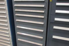 Machines Used | Rack Engineering10 Drawer Tool Cabinet with Drills ...