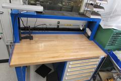 Machines Used | Stanley Vidmar Cabinet Based Work Bench with Maple Top ...