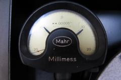 Machines Used | Mahr Millimess Marameter 50-100 Gauge in Wood Case