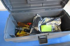 Machines Used | Metro Cart with Craftsman 4-Drawer Tool Box and ...