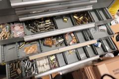 Machines Used | Electrical Components in 17-Drawer Cabinet