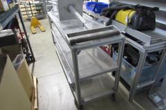 Machines Used | Portable Shelving Unit and Roller Material Rack - 80-20 ...