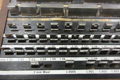 Machines Used | Starrett Webber Metric Gage Block Set, 1.0005 to 100mm