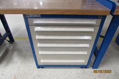 Machines Used | Stanley Vidmar Cabinet Base Work Bench with Maple Top ...