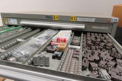 Machines Used | Electrical Supplies and Stand-Off Hardware in 17-Drawer ...