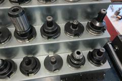 Machines Used | Cat 40 Tool Holders with Hurco Retention Knobs. End ...