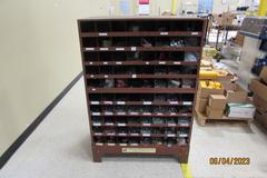 Machines Used | Lawson Products Metal 80 Bin Fastener Cabinet with ...