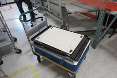 Machines Used | Dandy 1100lb Capacity Hydraulic Lift Cart with ...