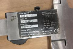 Machines Used | Mitutoyo Code 551-227-10 40" Digital Caliper with ...