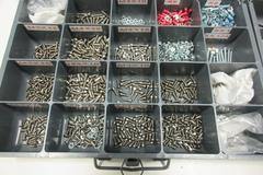 Machines Used | Misc Fasteners with Metal Organizers.