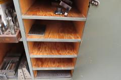 Machines Used | Wood Cabinet with Wilton 3" Bullet Vise and Contents ...