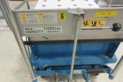Machines Used | Dandy 1100lb Capacity Hydraulic Lift Cart with ...