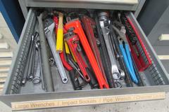 Machines Used | Rack Engineering10 Drawer Tool Cabinet with Drills ...