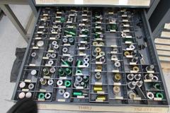 Machines Used | Vidmar 12 Drawer Tool Cabinet with Pin and Plug Gages