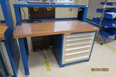 Machines Used | Stanley Vidmar Cabinet Base Work Bench with Maple Top ...